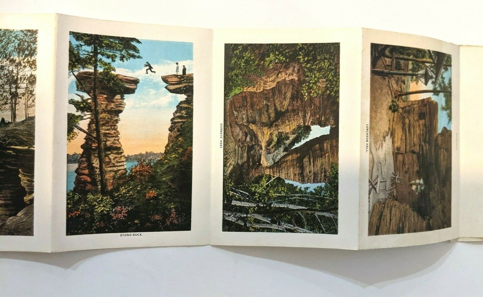 Vintage 1940s Wisconsin Dells Tourist Advertisement Foldout Postcards ...