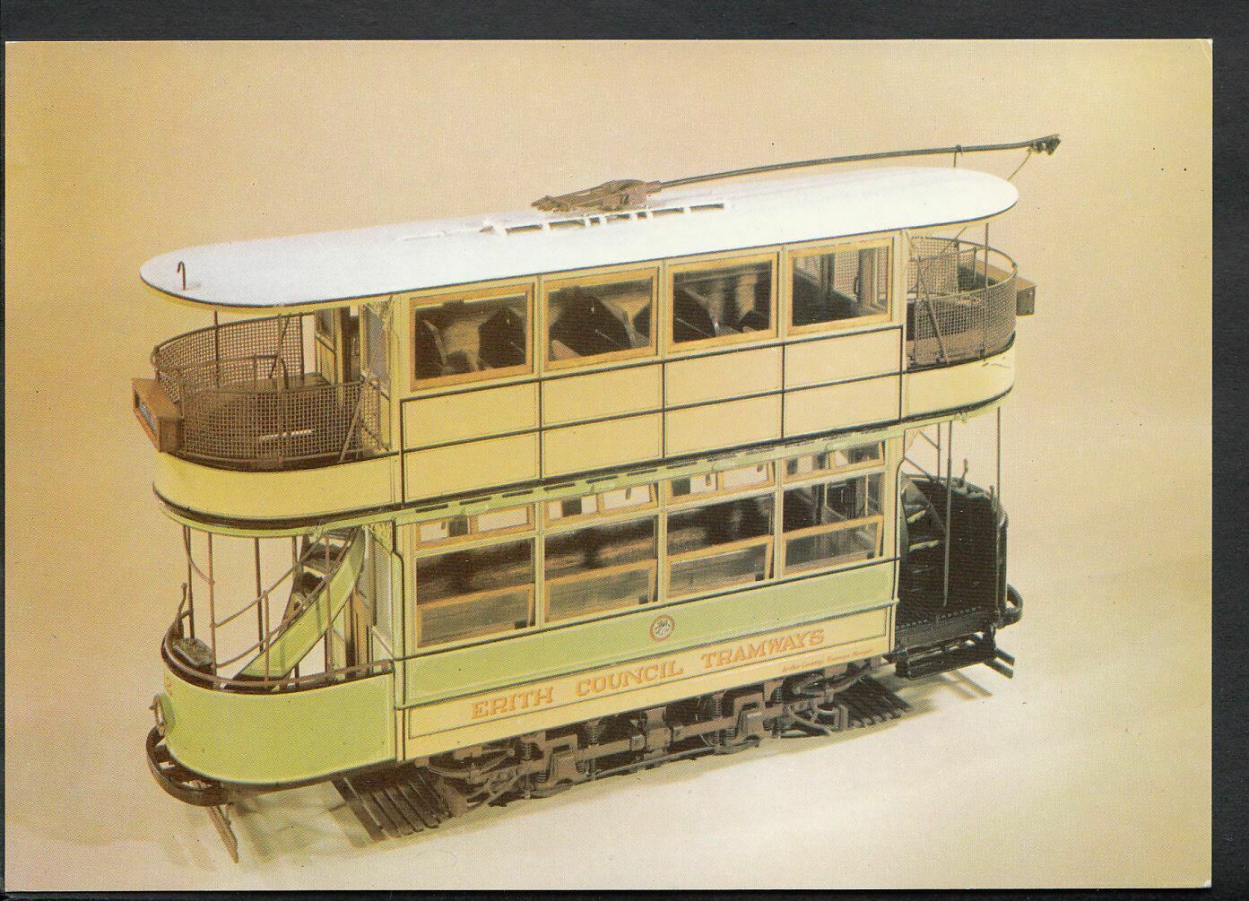 Transport Postcard - Model of Electric Car For Erith Council Tramways ...