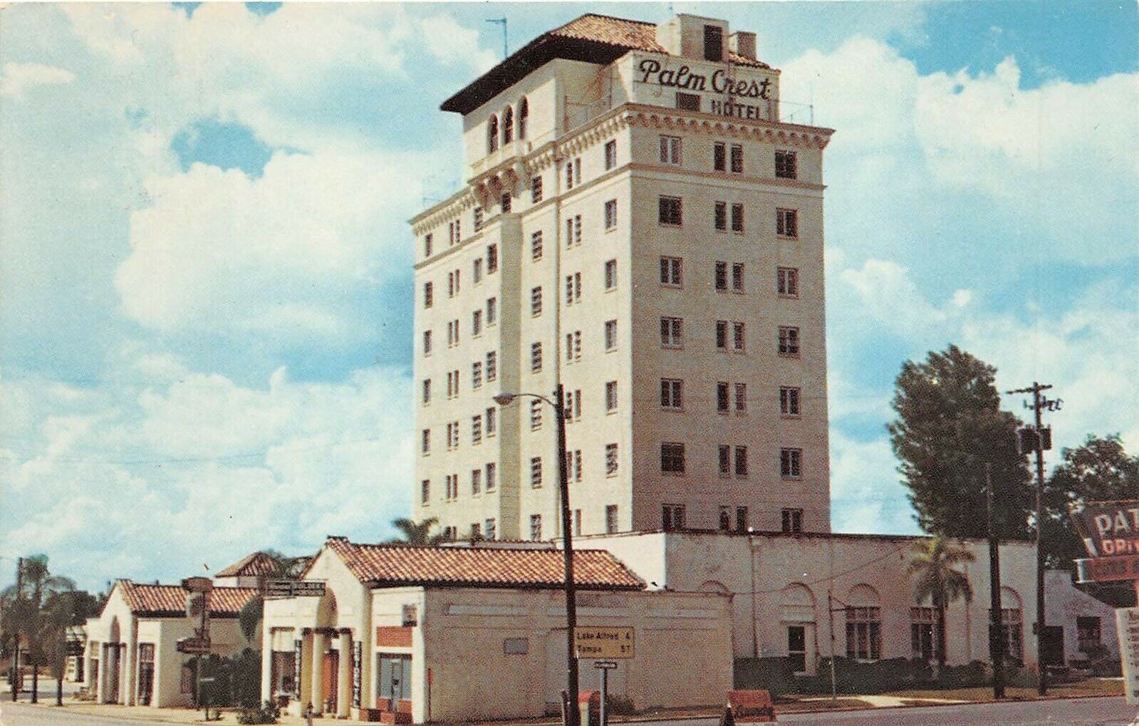 Haines City Florida 1960s Postcard Palm Crest Retirement Hotel | United ...