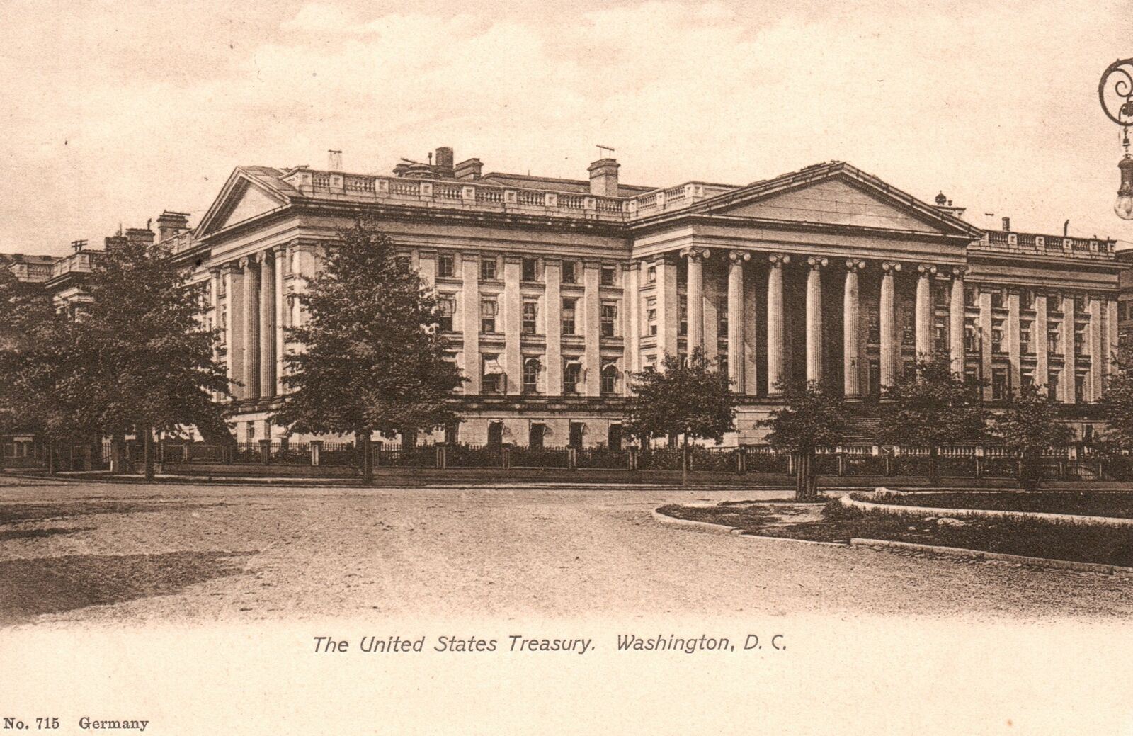 Vintage Postcard 1900's The United States Treasury Government ...