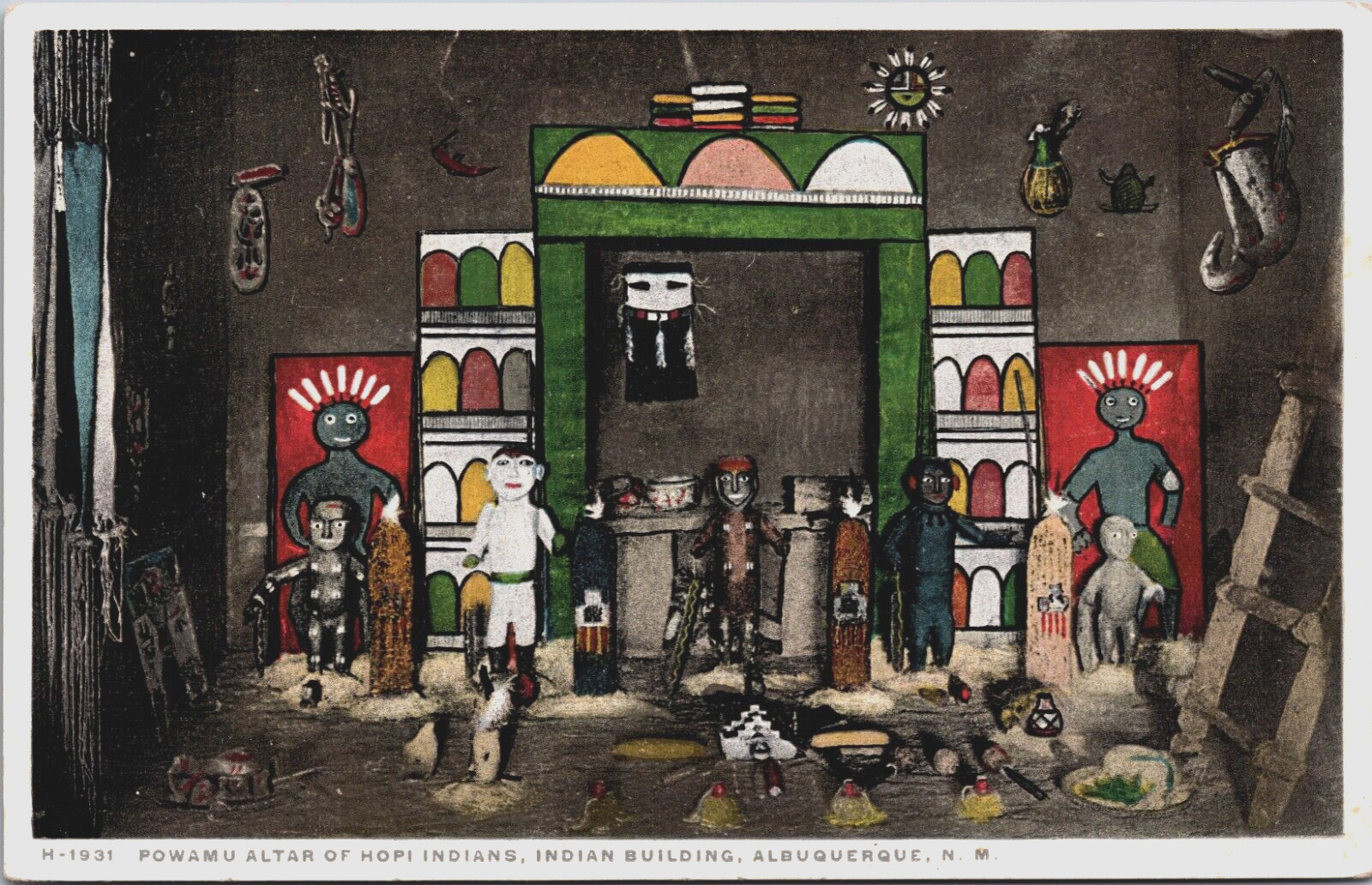 Powamu Altar Of Hopi Indians Indian Building Albuquerque NM Native ...