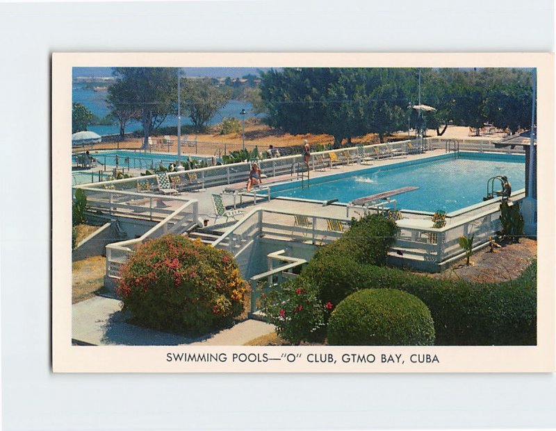 Postcard Swimming Pools "O" Club GTMO Bay Cuba | Other / Unsorted ...
