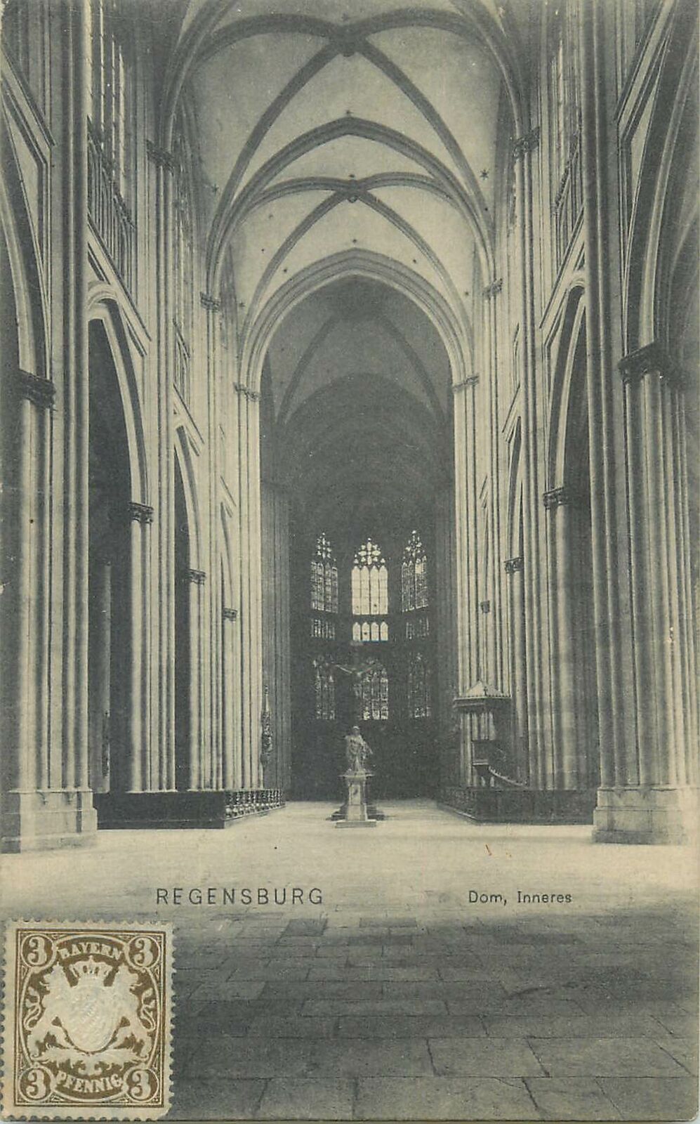 Antique Postcard Germany Regensburg Dom Inneres | Europe - Germany - Bavaria - Regensburg ...