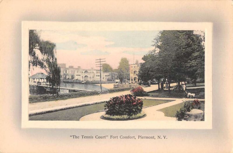 Piermon New York Fort Comfort Tennis Court Vintage Postcard AA25077 ...