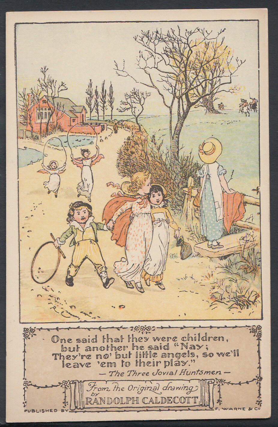 Artist Postcard - B3 - From The Original Drawing By Randolph Caldecott ...