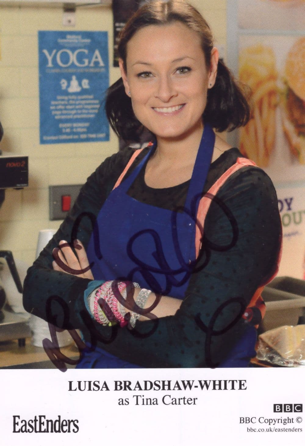 Luisa Bradshaw White as Tina Carter BBC Eastenders Hand Signed Cast ...