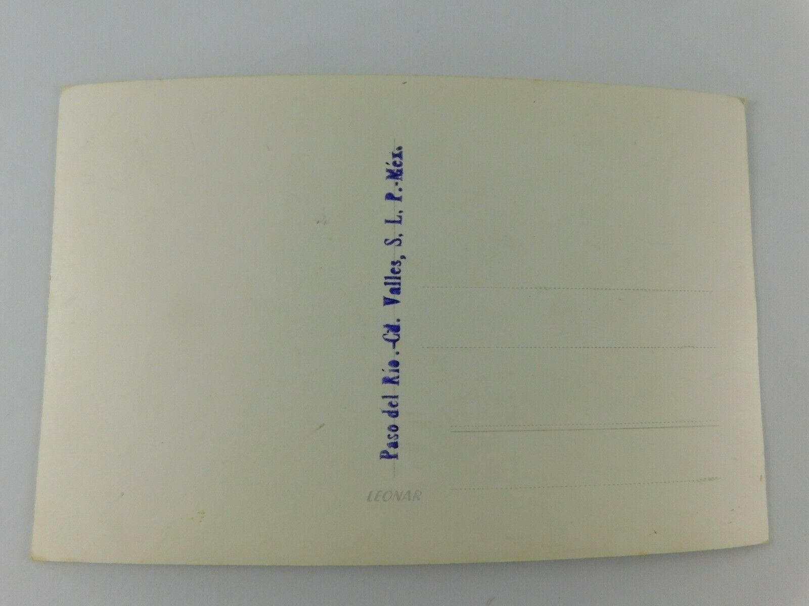 Paso Del Rio Cat. Valles S.L.P. Mexico Real Photo Vintage Postcard ...