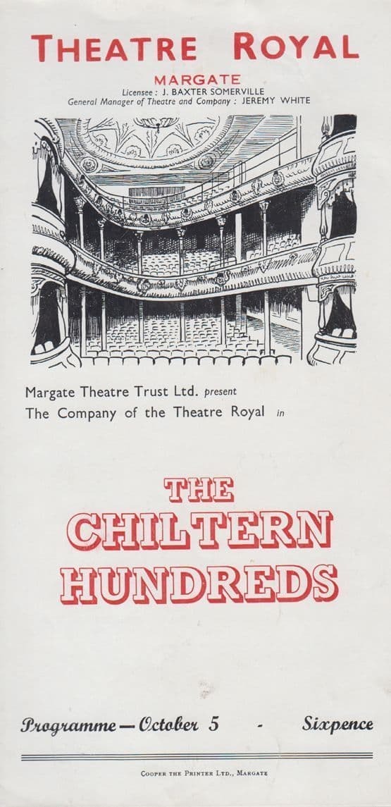 The Chiltern Hundreds William Douglas Home Theatre Royal Margate Kent ...