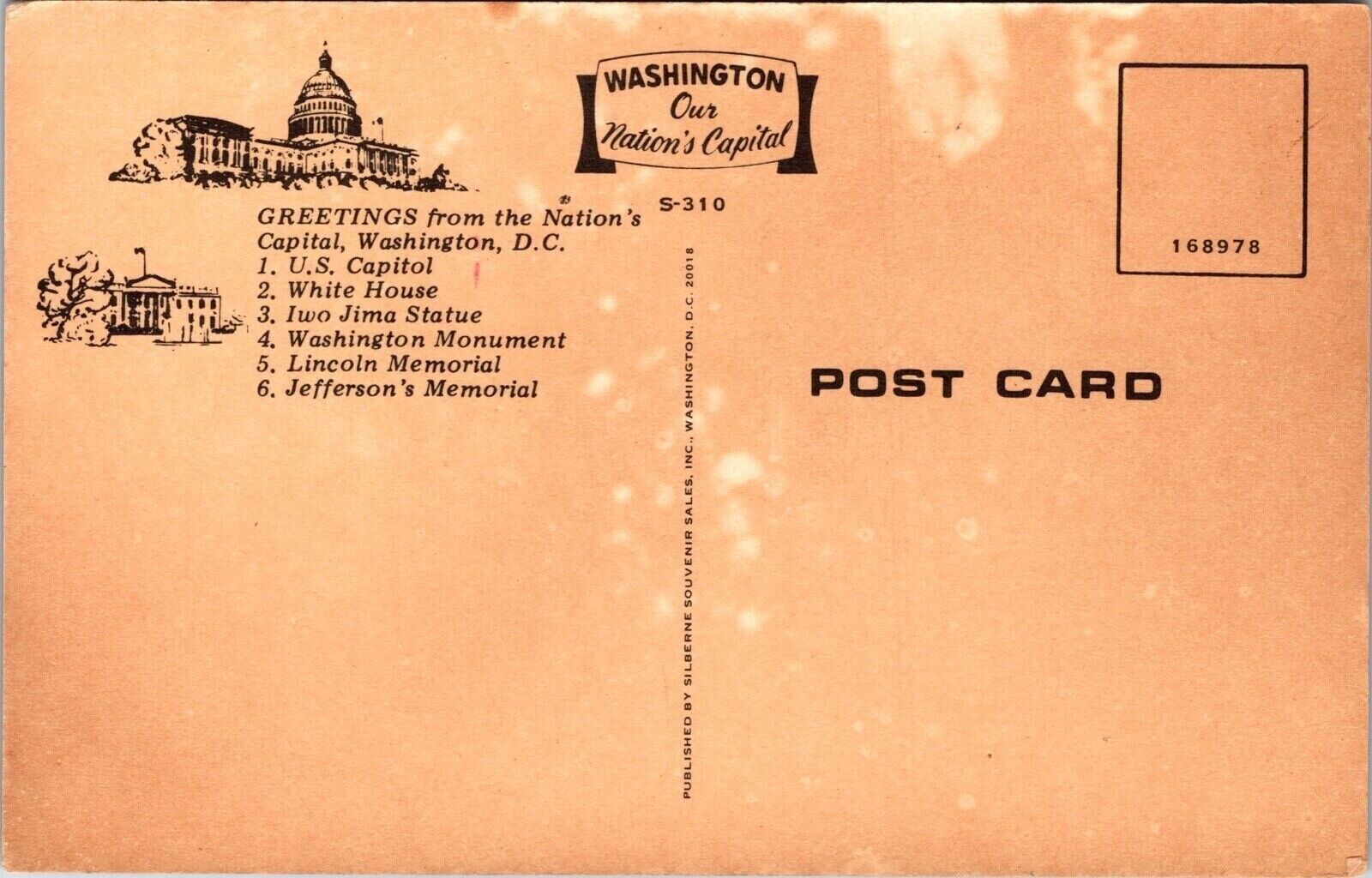 Washington DC Nations Capitol Multi View Monuments Landmarks Chrome ...