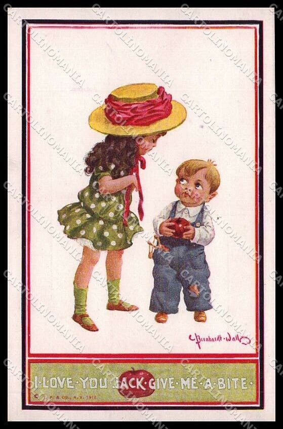 Illustratori Artist Signed Bernhardt Wall Children serie 799-5 ...