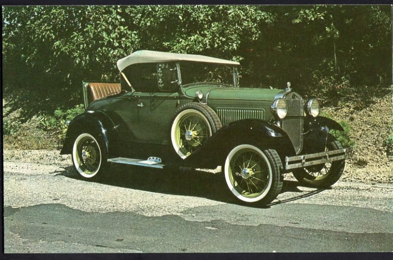 Classic Car Postcard 1931 FORD Model A Deluxe Roadster | Topics ...