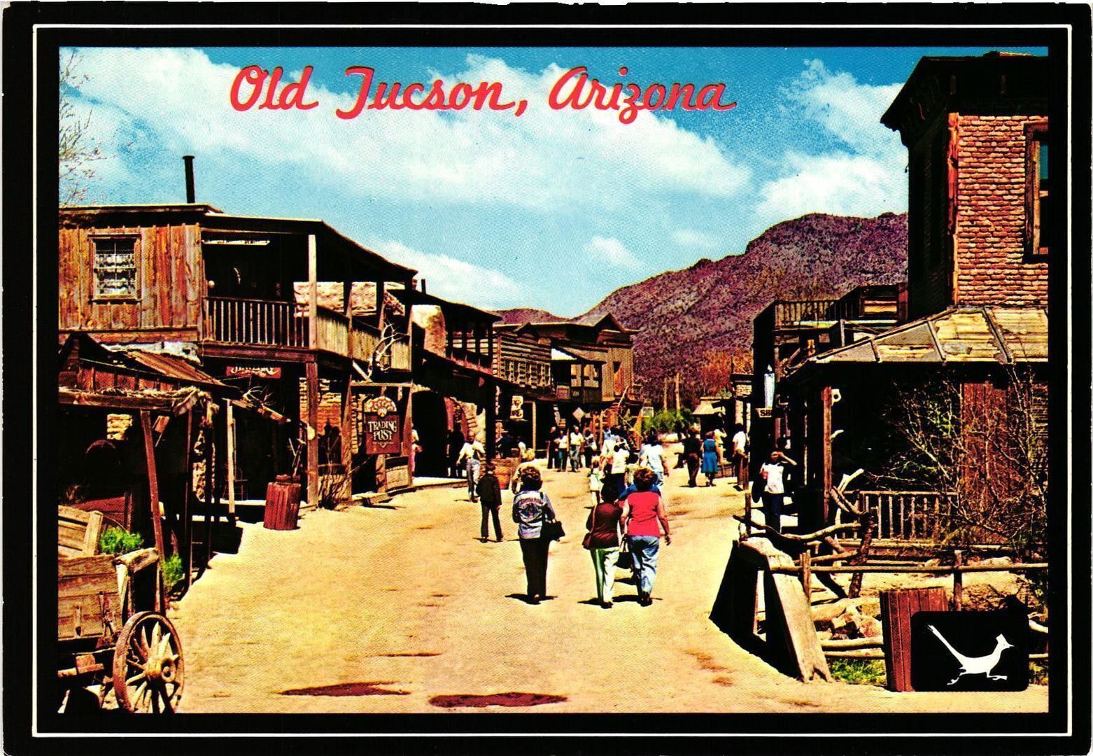 Vintage Postcard 4x6- Main Street in Old Tucson, Arizona. 1960-80s ...