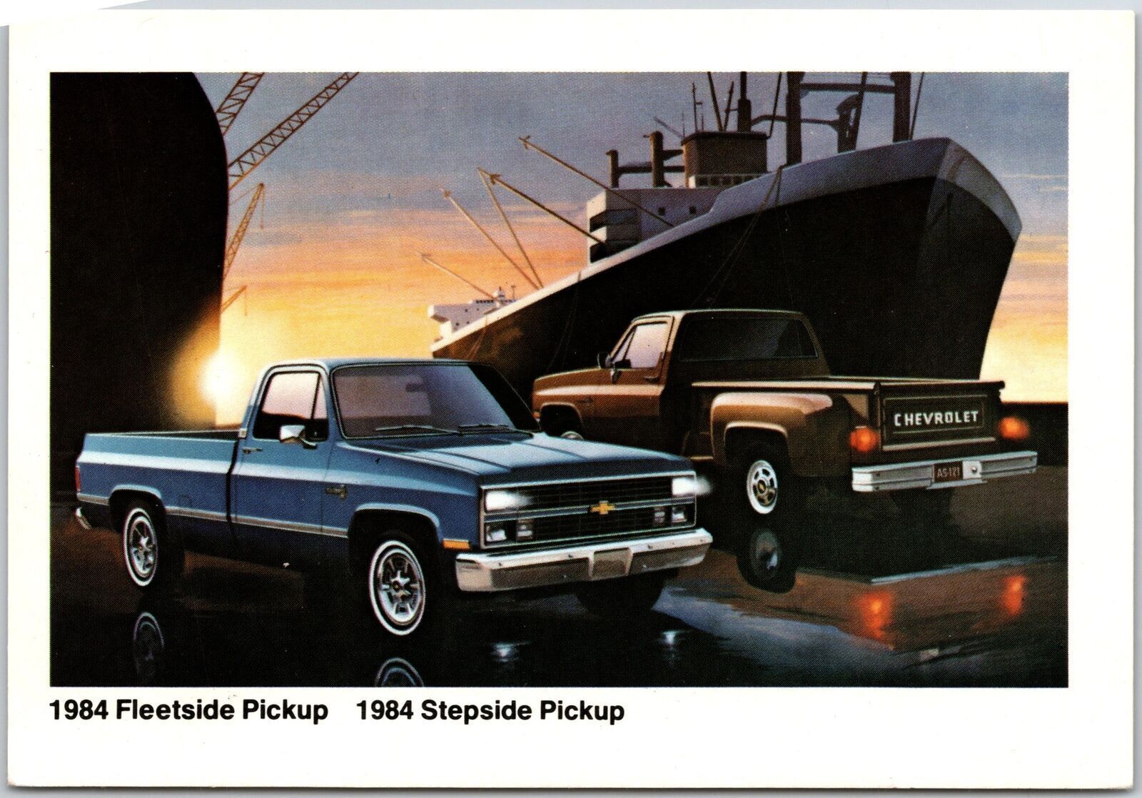 1984 Fleetside Pickup, 1984 Stepside Pickup, Two Iconic American Truck ...