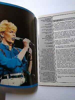 David Bowie Starzone 8 Vintage Original Magazine 1983 Serious Moonlight ...