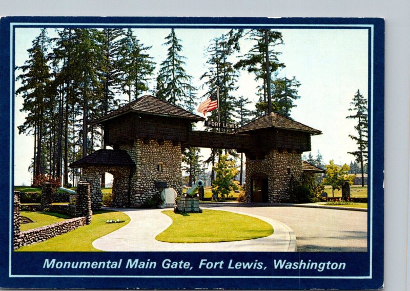 Washington Fort Lewis Monumental Main Gate | United States - Washington ...