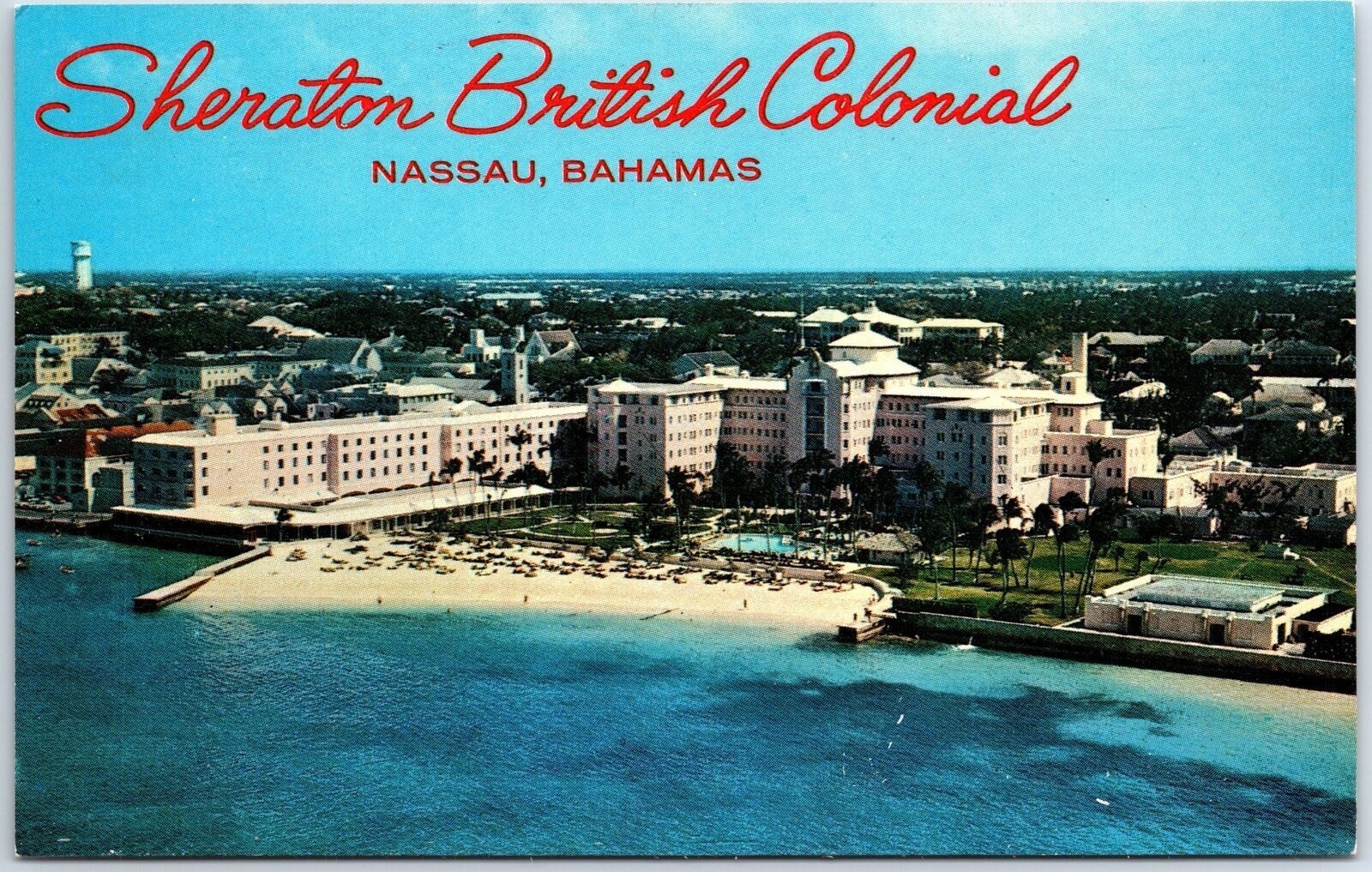 Vintage Postcard the Sheraton British Colonial Hotel at Nassau Bahamas ...