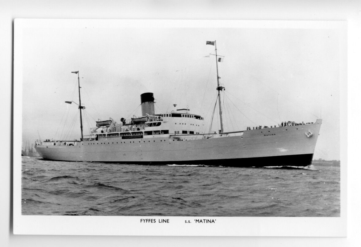 cb0794 - Fyffes Line Cargo Ship - Matina , built 1946 - postcard ...