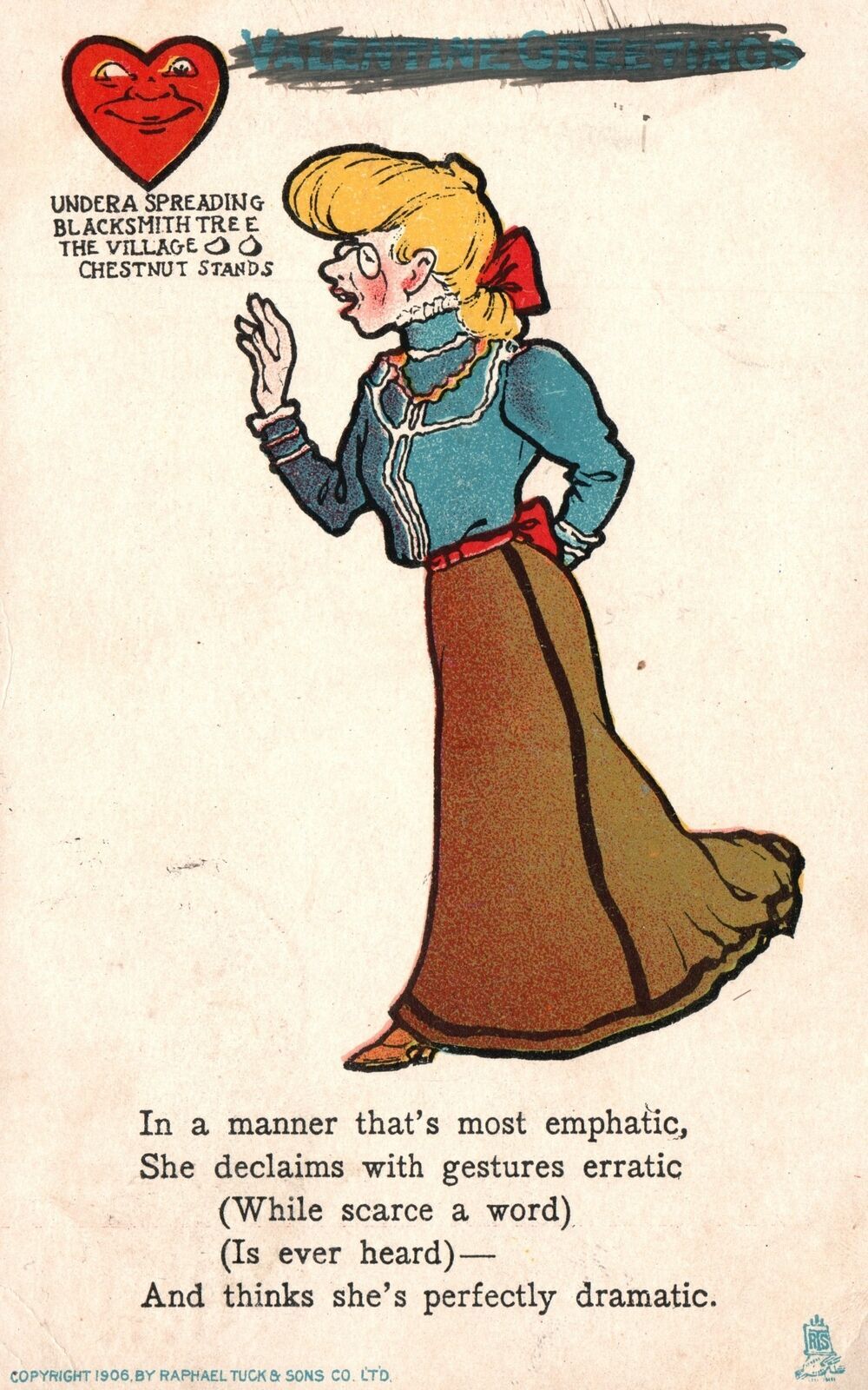 Vintage Postcard 1907 Manner That's Most Emphatic Perfectly Dramatic ...