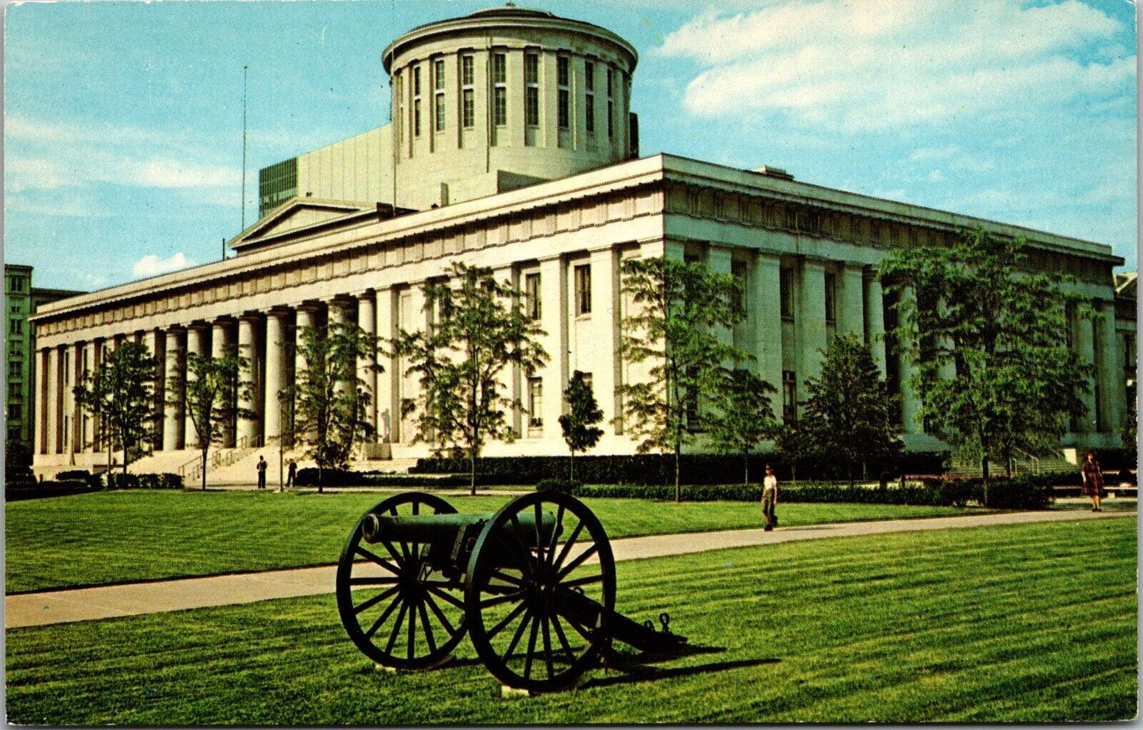 Columbus Ohio State Capitol Greek Revival Architecture Parking Garage ...