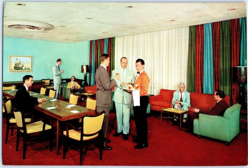 Jumbo c1950s Miami, FL Columbus Hotel Restaurant Chrome Postcard ...