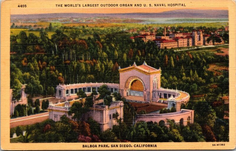 Worlds Largest Outdoor Organ US Naval Hospital Balboa Park San Diego CA ...
