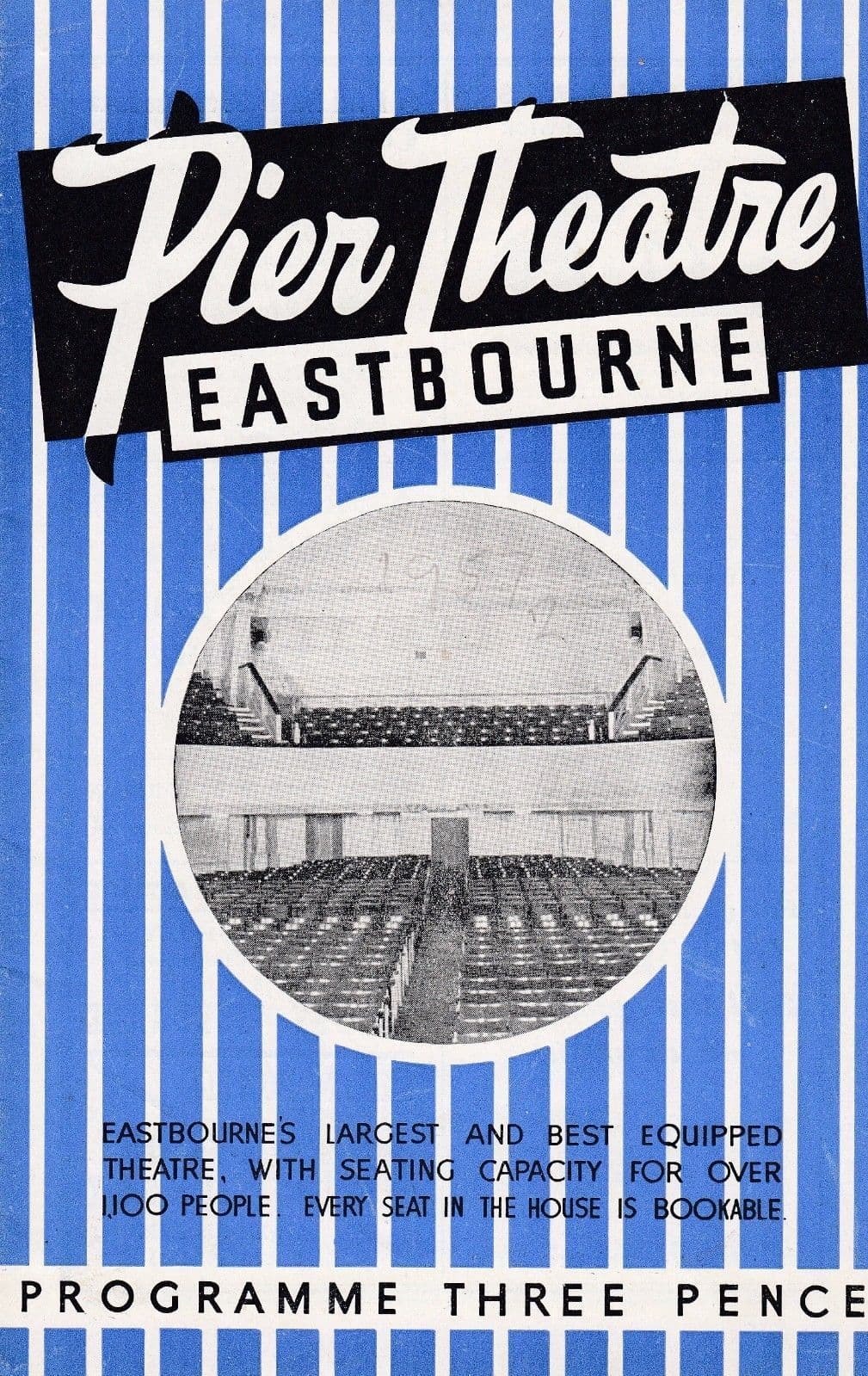 Eastbourne Sussex Pier 1950s Musical Starlight Variety Show Theatre ...