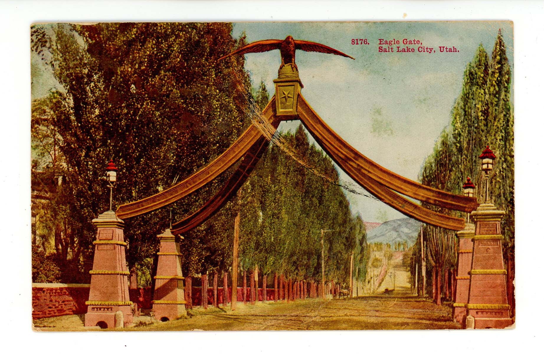 UT - Salt Lake City. Eagle Gate (smudge) | United States - Utah - Salt ...