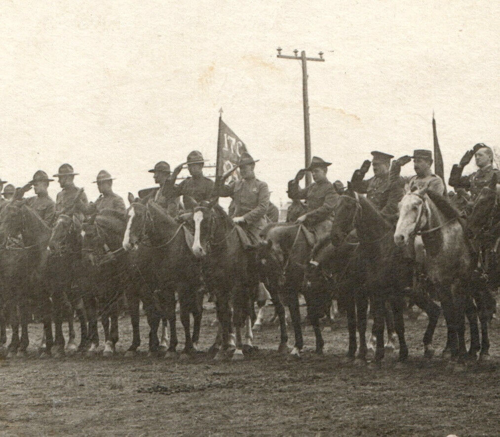 WWI 85th Division US Army General Kennedy Allied Officers Salute Review ...