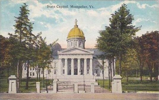 Vermont Montpelier State Capitol | United States - Vermont - Other ...