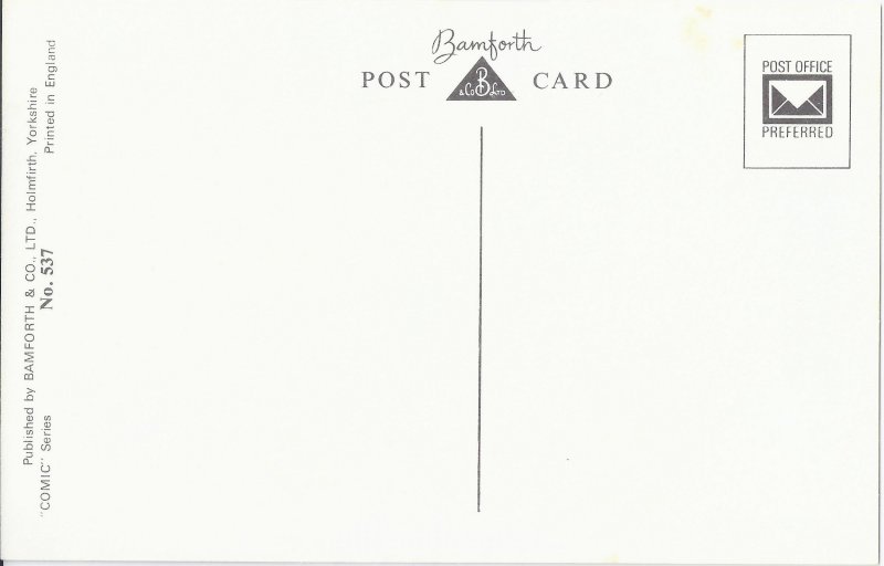 Vintage 1970's Bamforth COMIC Postcard, FRED 'ere, could do with en ...