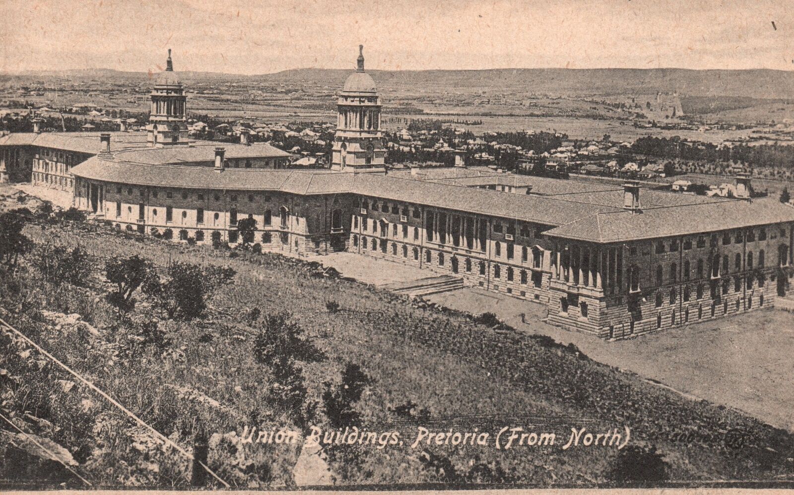Vintage Postcard Union Buildings Historical Landmark from Pretoria ...