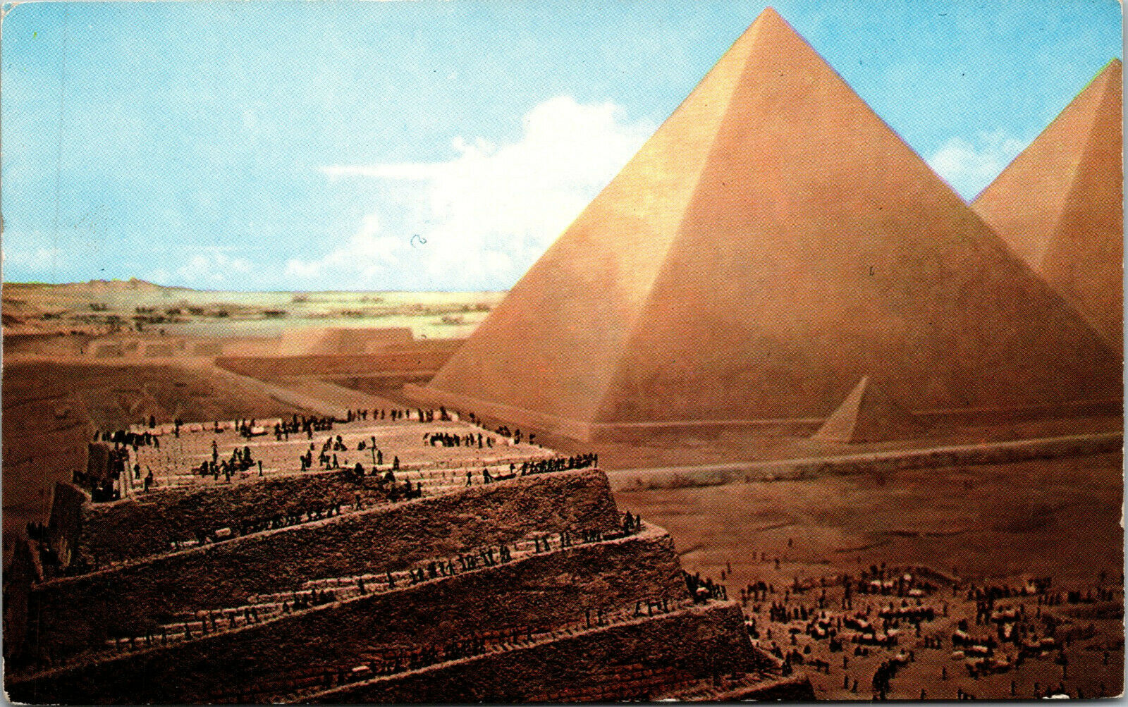 Vtg Pyramid King Mycerinus Diorama Museum Of Science Boston MA Postcard ...