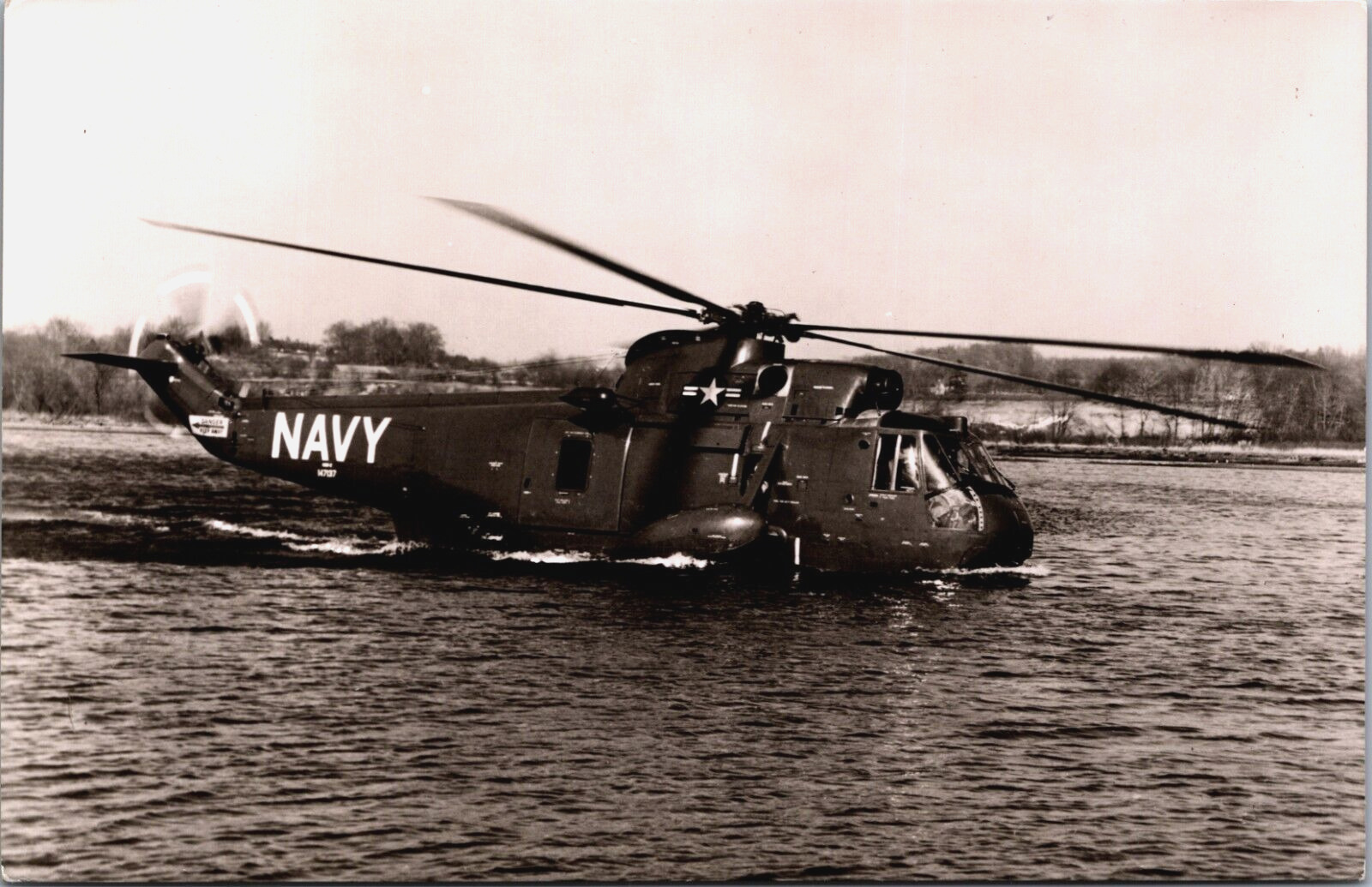 Sikorsky S-61B (HSS-2) US Navy Helicopter Vintage RPPC C318 | United ...