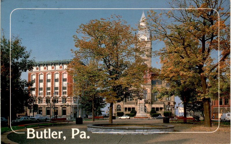 Butler County Courthouse Lafayette Building Diamond Park Buffalo Bill C ...