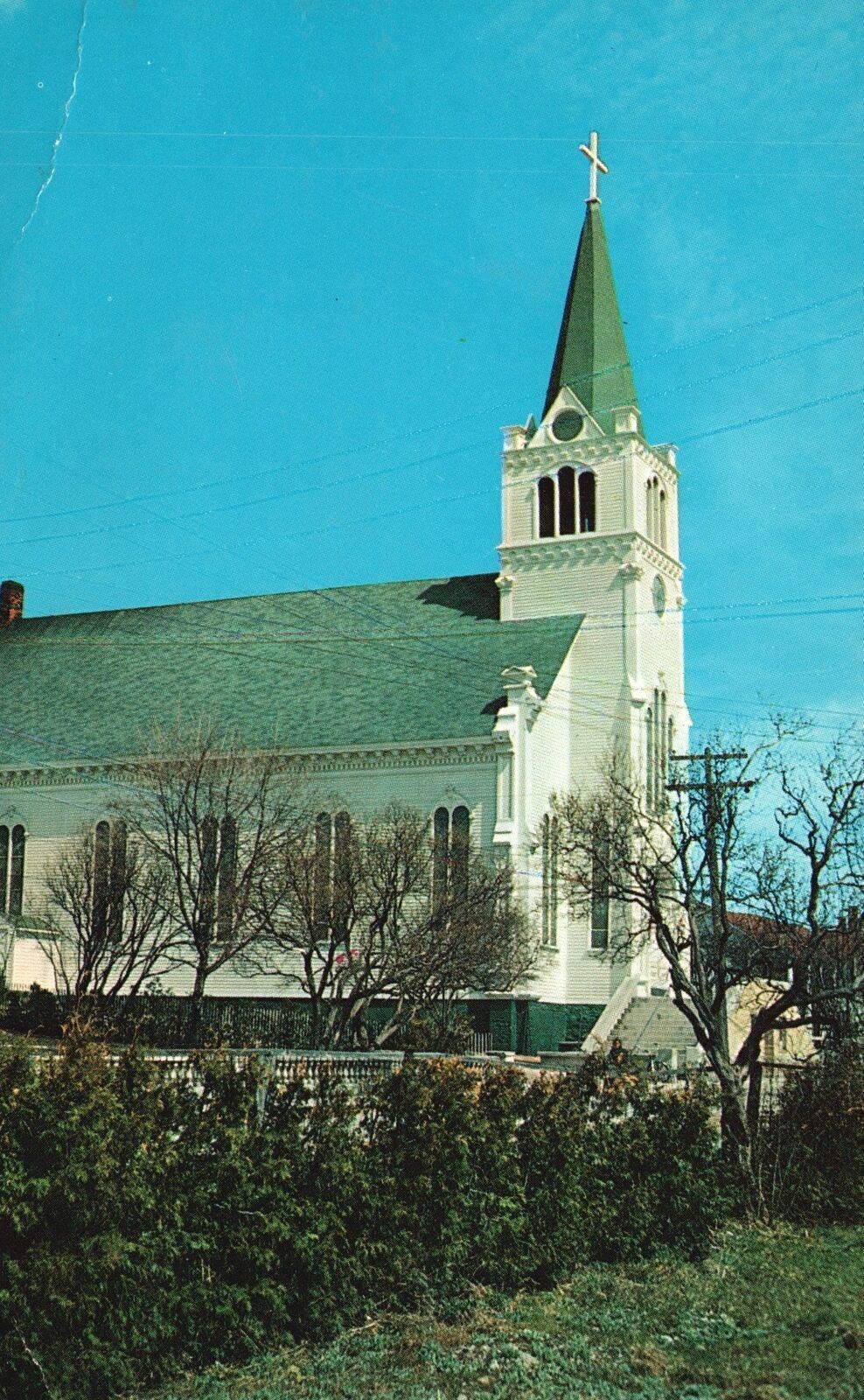 Vintage Postcard Ste. Ann's Church Mackinac Island Michigan Religious ...