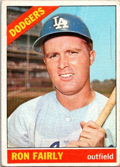 1966 Topps Baseball Card Ron Fairly Los Angeles Dodgers sk1977 | Topics ...