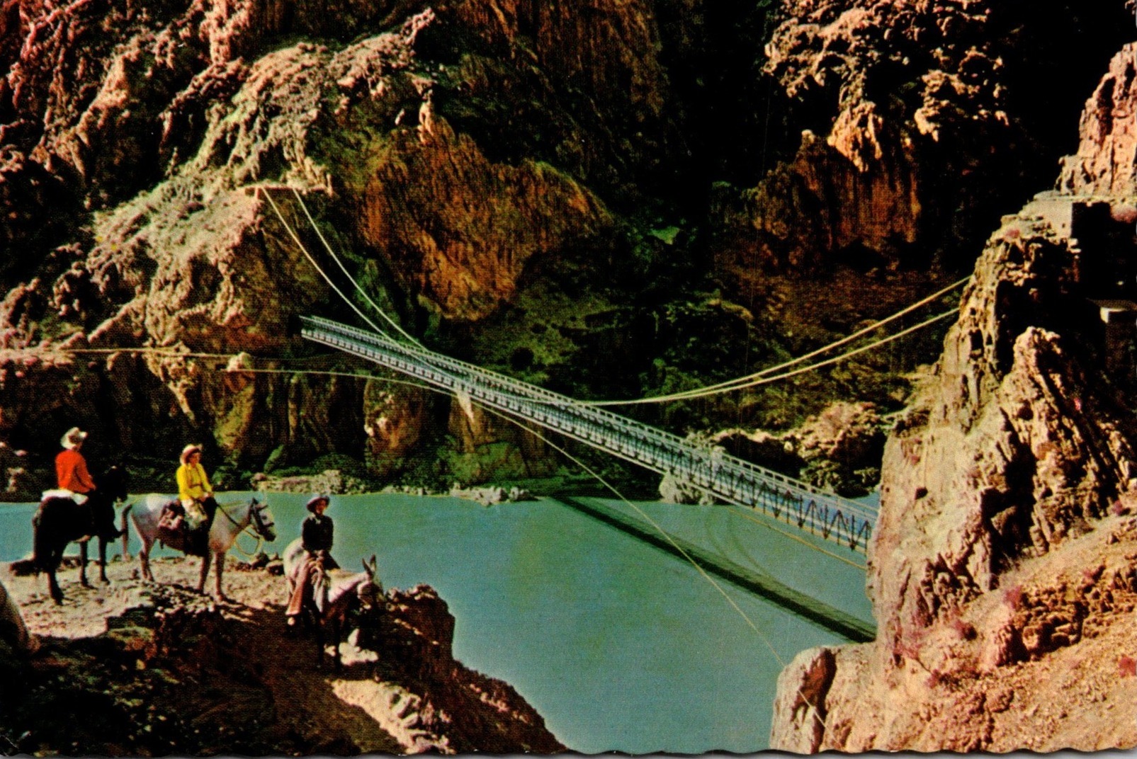 Arizona Grand Canyon Kaibab Suspension Bridge | United States - Arizona ...