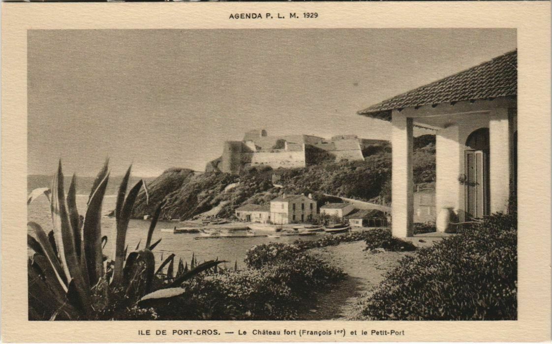 CPA PORT-CROS Le Chateau Fort et le Petit-Port (1110470) | Europe ...