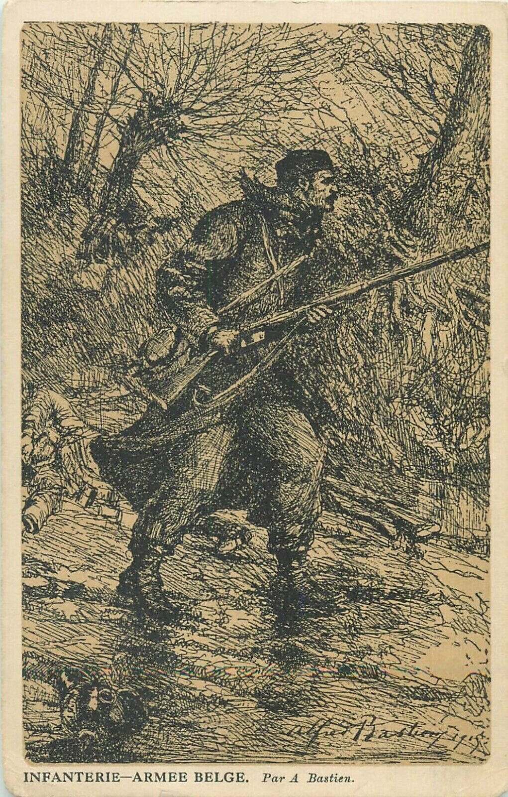Belgian army infantry soldier rifleman by A. Bastien | Europe - Belgium ...
