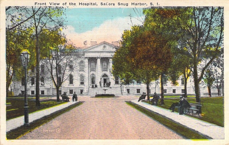 Hospital, Sailors Snug Harbor, Staten Island, S.I.NY,MSG, Old Postcard ...