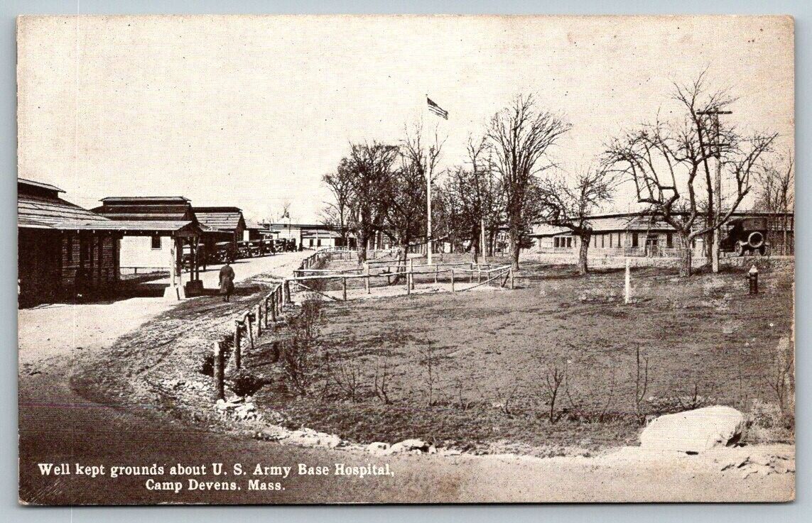 WW1 US Army Base Hospital Fort Devens Massachusetts Postcard | United ...