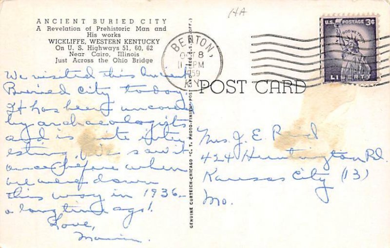 King Mounds Ancient buried city Wickliffe Kentucky | Topics - Royal ...