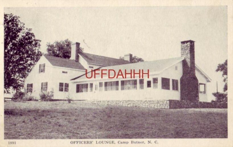 1945 NEW OFFICERS' LOUNGE, CAMP BUTNER, N.C. official US Army Signal ...