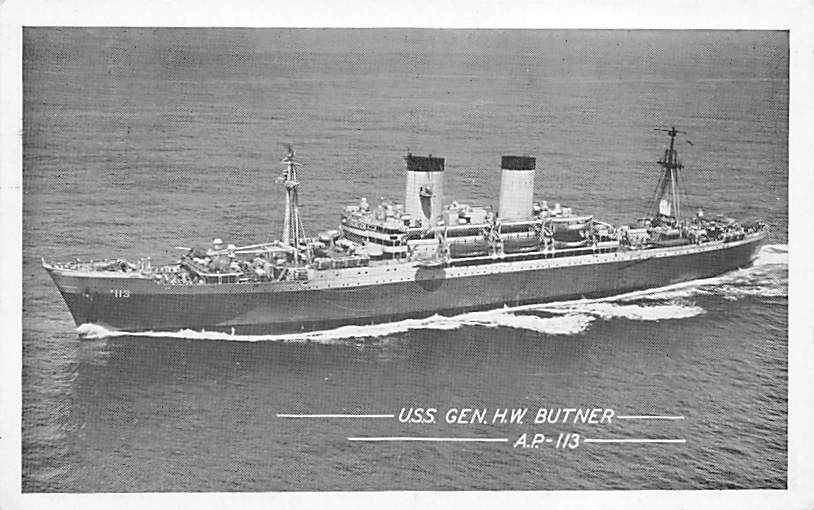 USS Gen H. W. Butner Military Battle Ship Ship | Topics - Militaria ...
