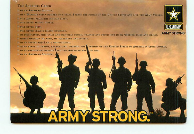 Army Strong Soldiers Creed US Army | Topics - Militaria - Military ...