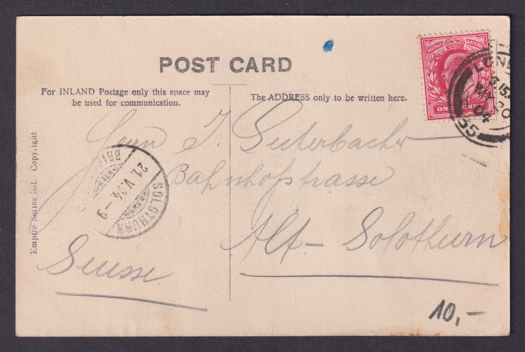 Vintage Postcard England London Royal Albert Hall 1904 | Europe ...