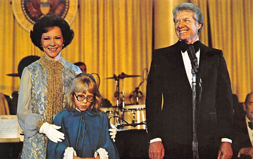 All dressed up for the presidential ball: Roslyn Carter, Amy Carter ...