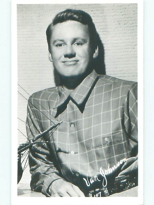 rppc 1940's Van Johnson FAMOUS HOLLYWOOD FILM MOVIE ACTOR AC8063 | Topics - People - Other ...