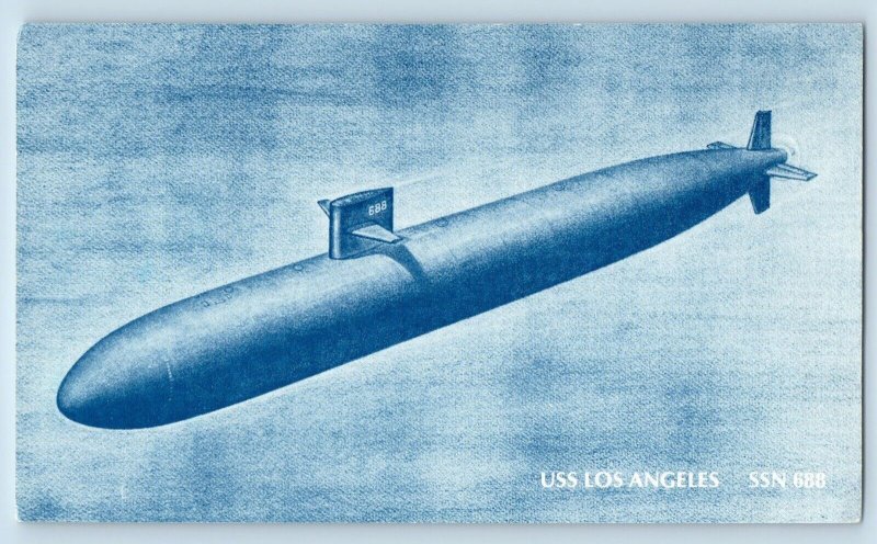 USS Los Angeles SSN 688 Postcard Authentication Of The Keel First 12 ...