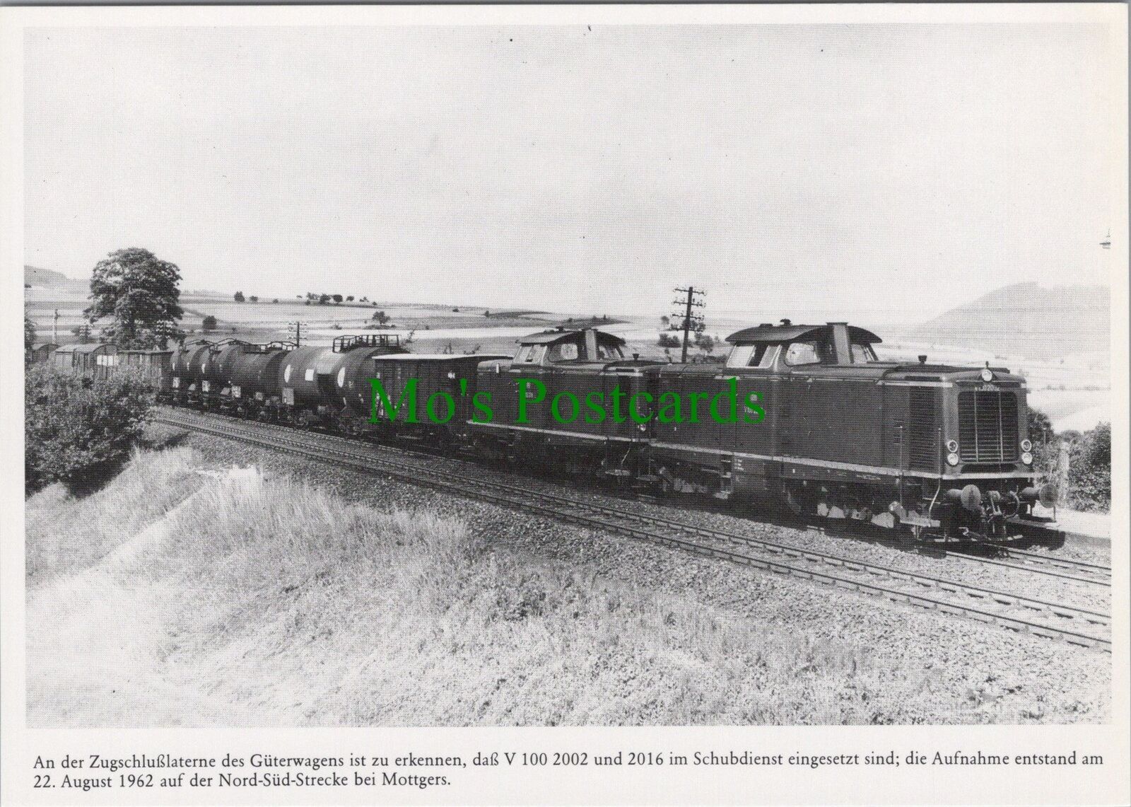 German Railway Postcard-Deutscher Zug,Lokomotive,Eisenbahn (Modern ...